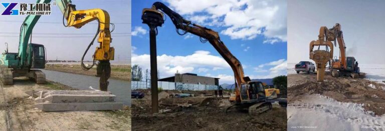 Excavator Mounted Pile Hammer For Sale in UAE - YG Machinery Store